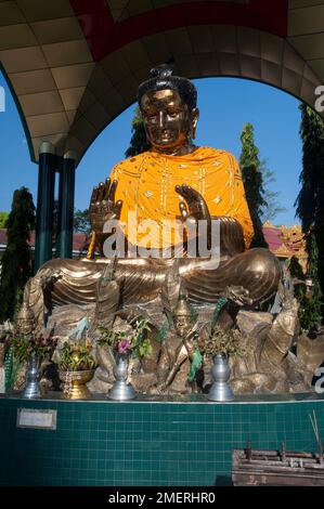Myanmar, Yangon, Downtown, Botataung Paya, central pagoda Stock Photo ...