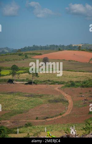 Myanmar, Eastern Burma, countryside near Kalaw and Nyaungshwe Stock ...