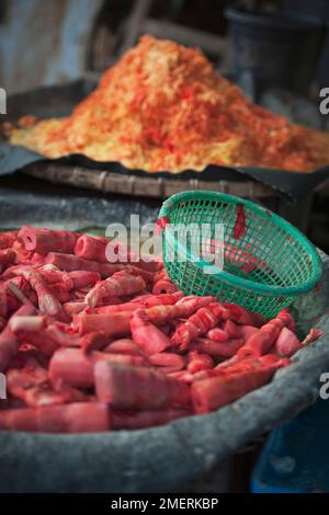 Myanmar, Mandalay, Zegyo Market, local produce Stock Photo - Alamy