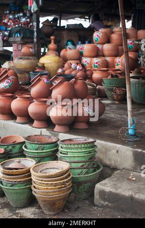 Myanmar, Northern Myanmar, Shwegu, local pottery Stock Photo - Alamy