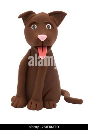 Fondant icing dog Stock Photo - Alamy