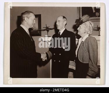 A portrait photograph of Russell R. Waesche, who served as the ...