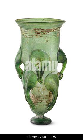 A 5th to 6th-century AD claw beaker from Ringmere Farm, Kent, England ...