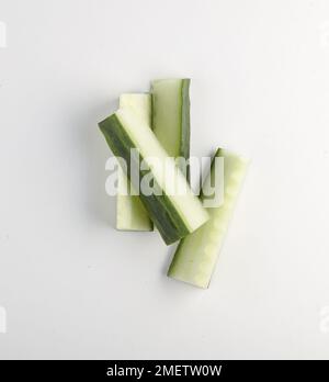 CUCUMBER BATONS CUT OUT Stock Photo - Alamy