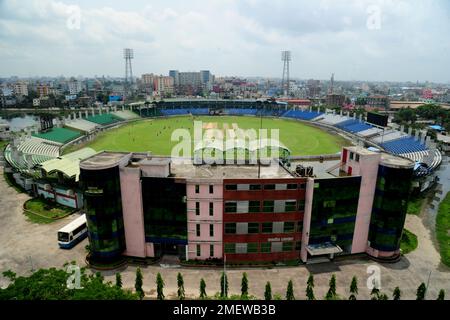 Khan Shaheb Osman Ali Stadium in Fatullah, Narayanganj Stock Photo - Alamy
