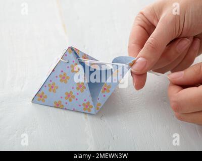 Papercraft Pyramid box steps Stock Photo - Alamy