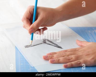 Papercraft 3d steps Stock Photo - Alamy