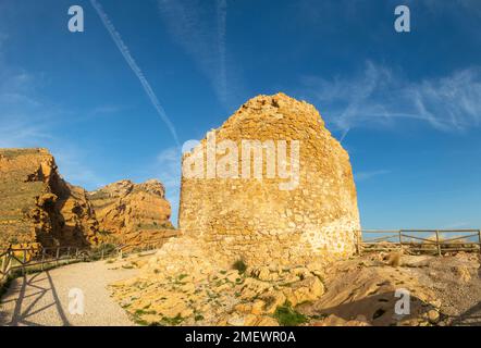 The Punta del Cavall, a seventeenth century watchtower with Cliffs of ...