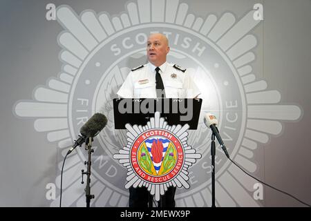 Interim Chief Officer Ross Haggart at the Scottish Fire and Rescue ...