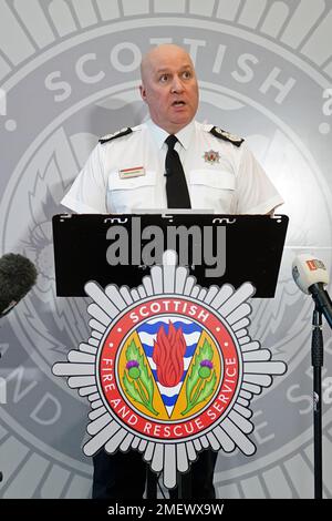 Interim Chief Officer Ross Haggart at the Scottish Fire and Rescue ...