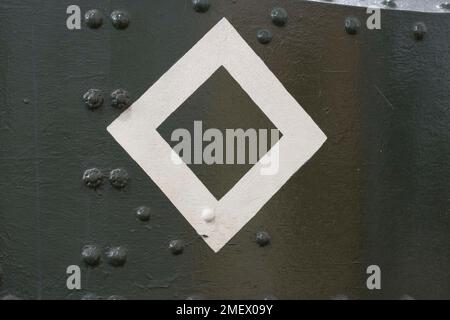 Vickers Medium Mark I, Insignia formation sign Stock Photo - Alamy