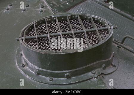 Vickers Medium Mark I, Engine ventilation Stock Photo - Alamy