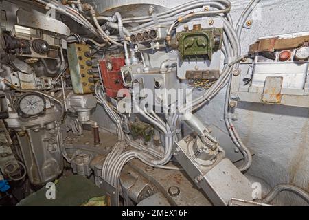 Centurion Mk 13, Turret interior Stock Photo - Alamy