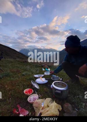 Himachal, India - July 10th, 2022 : Fantastic view of ghepan lake in ...
