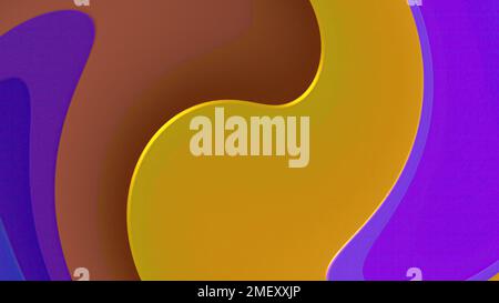 Twirled lines. Computer generated 3d render Stock Photo - Alamy