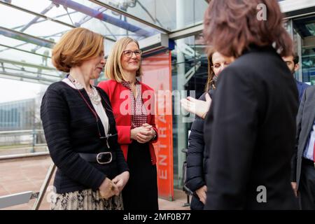 Strasbourg, Frankreich. 24th Jan, 2023. Annalena Baerbock (Alliance 90 ...