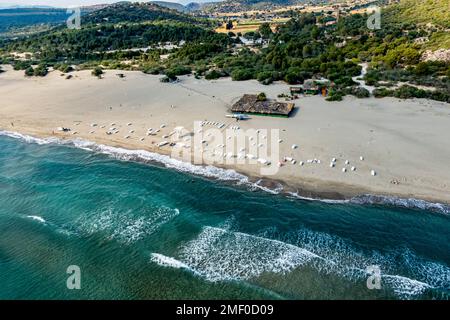 Aerial view of Patara Beach, Turkey Stock Photo - Alamy