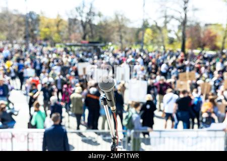 Unemployment strike, public demonstration or anti government protest ...