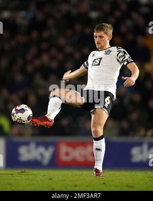 Port Vale's Nathan Smith during the Sky Bet League Two match at Vale ...