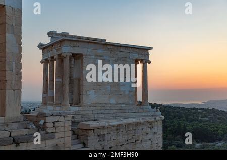 A picture of the Temple of Athena Nike, one of the temples of the ...