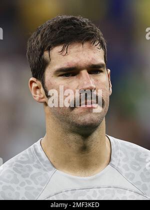 LUSAIL CITY - Brazil goalkeeper Alisson during the FIFA World Cup Qatar ...