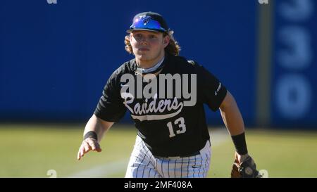 Middle Tennessee State's Brett Coker plays third base during an NCAA ...