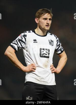 Port Vale's Nathan Smith during the Sky Bet League Two match at Vale ...