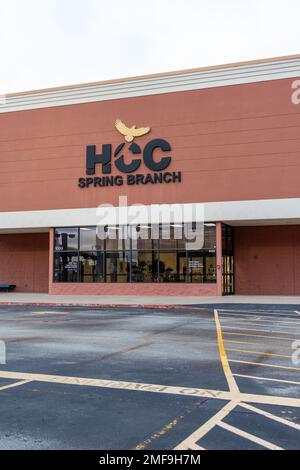 Houston Community College Spring Branch location front entrance Stock ...