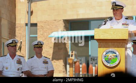CORONADO, Calif. (Aug. 18, 2022) - Rear Adm. Hugh Howard III, commander ...