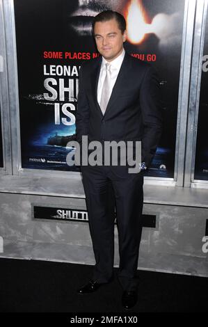 Leonardo DiCaprio 'Shutter Island' special screening at the Ziegfeld Theatre - Arrivals New York ...