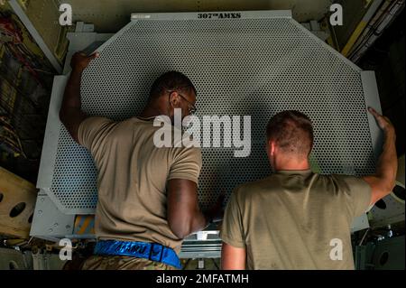 Senior Airman Aaron Wiles, 2nd Aircraft Maintenance Squadron engine ...