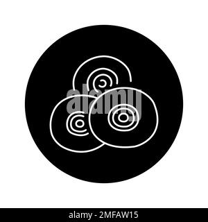 Chopped blue onion color line icon. Natural vegetable Stock Vector ...