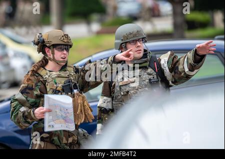 Senior Airman Janie Roberts, 51st Civil Engineer Squadron explosive ...