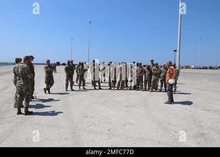 The 624th Movement Control Team, of the 16th Sustainment Brigade, and ...