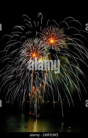 International firework display, Pattaya, Chonburi, Thailand Stock Photo ...