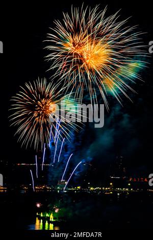 International firework display, Pattaya, Chonburi, Thailand Stock Photo ...