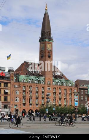 Copenhagen Denmark Radhuspladsen Town Hall Square Stock Photo - Alamy