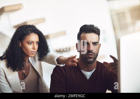 When things go wrong. young businesspeople in the office Stock Photo ...