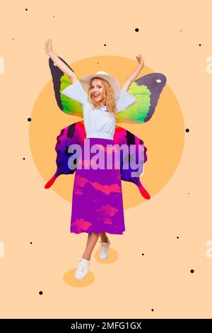 Photo of adorable charming young lady wear plaid shirt smiling isolated ...