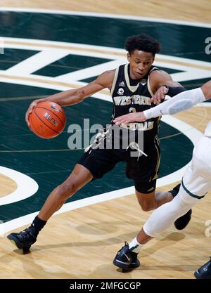 Western Michigan's B. Artis White is tended to after an injury in the ...