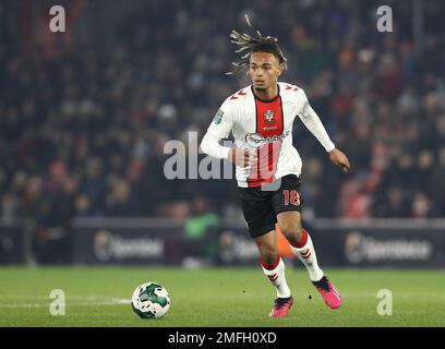Southampton, UK. 24th Jan, 2023. The Official match ball during the ...