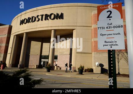 Nordstrom department store and parking lot at Northpark shopping mall ...
