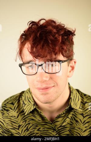 Breaking male gender stereotype,Transgender Uk,LGBT.Man wearing makeup ...