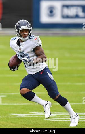 Tennessee Titans wide receiver Cameron Batson (13) plays against the ...