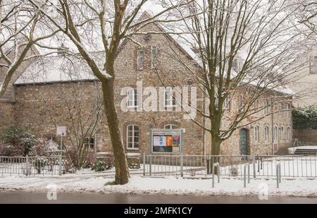 Aachen January 2023: The landscape with snow in Aachen Eilendorf Stock ...