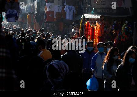 Market in Kathmandu, Nepal with various colorful fruits Stock Photo - Alamy