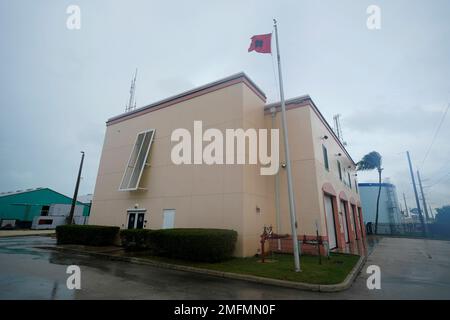 Islamorada fire station Stock Photo - Alamy