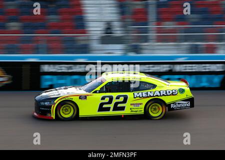 Austin Cindric races through Turn 4 during the NASCAR Xfinity Series ...