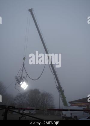 Detling, Kent, UK. 25th Jan, 2023. A film crew were spotted filming in ...