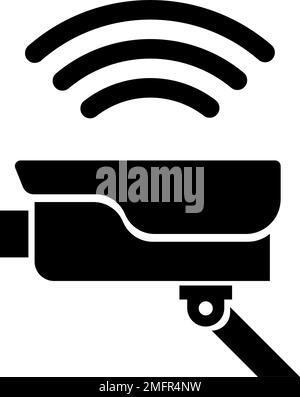 Fixed CCTV, Security Camera Icon Vector Template Illustration Design ...